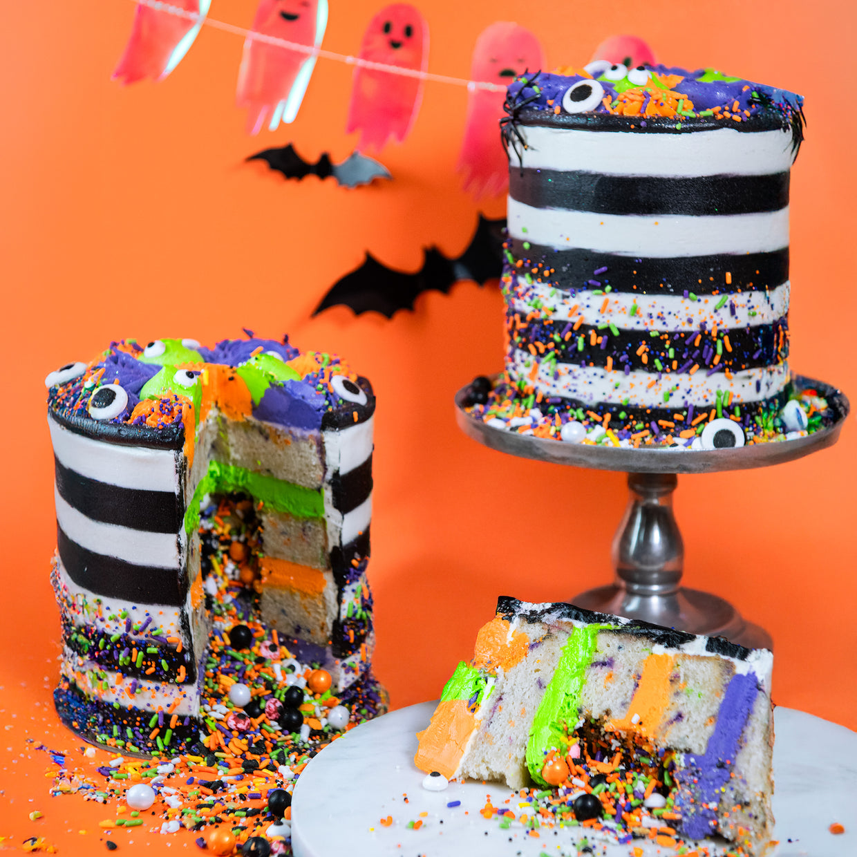 Halloween Magic Piñata Cake – Trophy Cupcakes