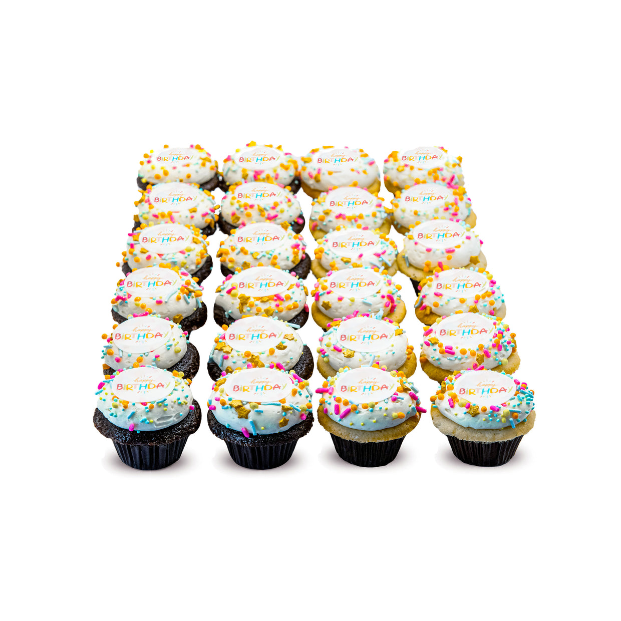 Sweet Greetings Happy Birthday Minis | Trophy Cupcakes