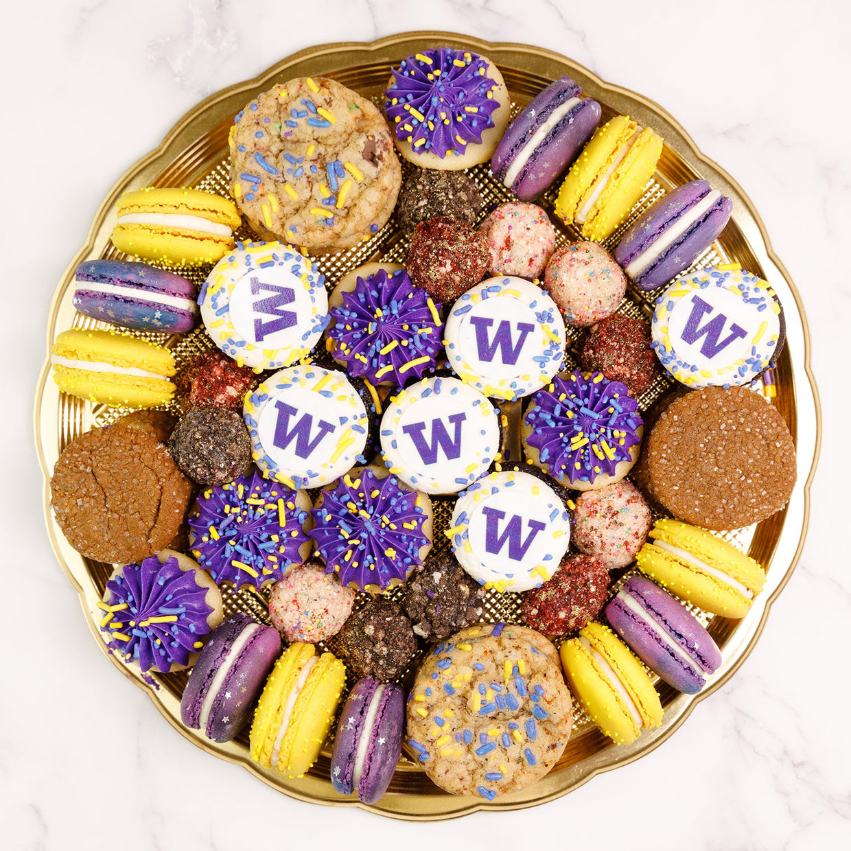 UW Party Platter – Trophy Cupcakes