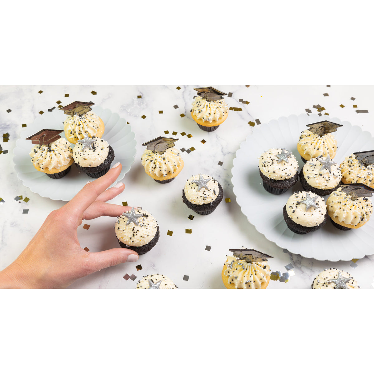 Celebrate with 2 Dozen Graduation Mini Cupcakes! – Trophy Cupcakes