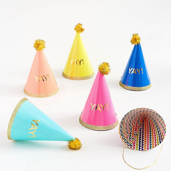 YAY! Party Hats - Party Supplies – Trophy Cupcakes